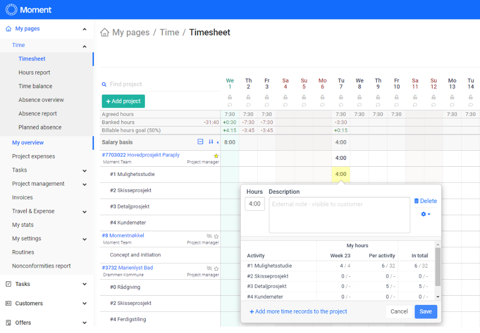 Reporting from the latest Milient focus group on time management
